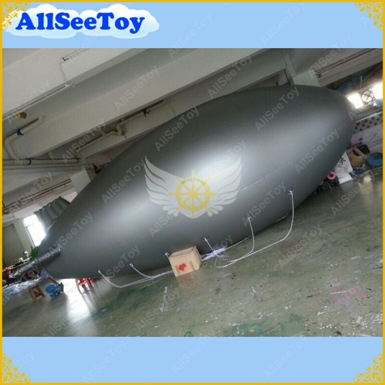 Customizable 8m Inflatable Advertising Blimp Zeppelin Airship For ...