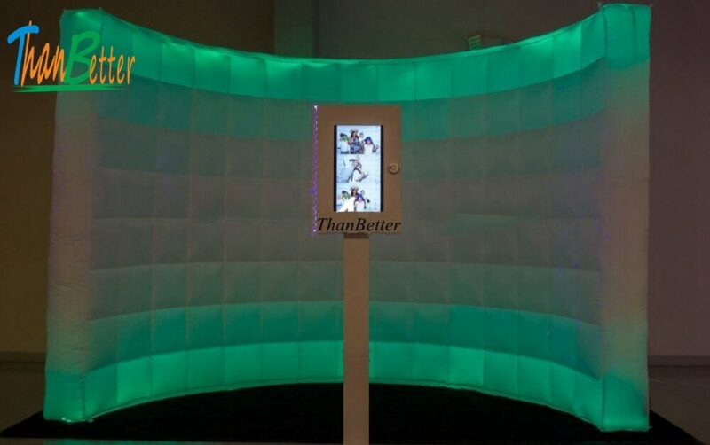 Thanbetter Portable Foldable Fabric 25x24m Inflatable Photo Backdrop ...