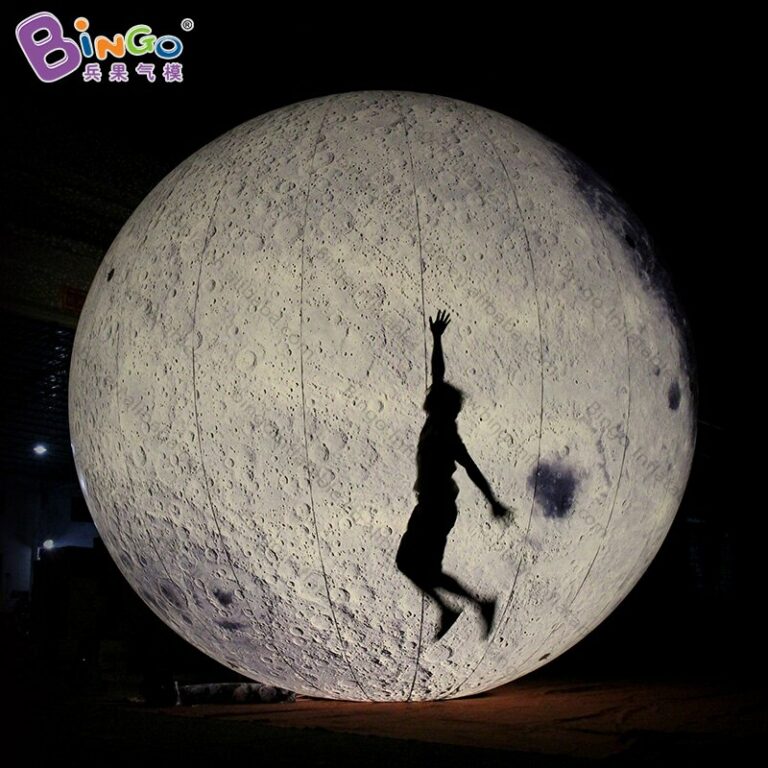 Customizable 8m Giant Inflatable Moon Balloon With Full Printing For ...