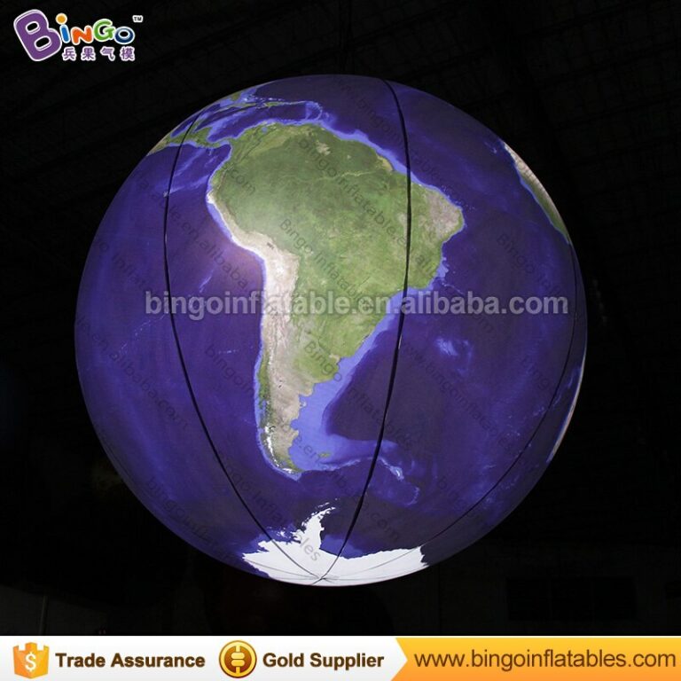 Led Illuminated Giant Inflatable Earth Globe For Stage Event Decor ...
