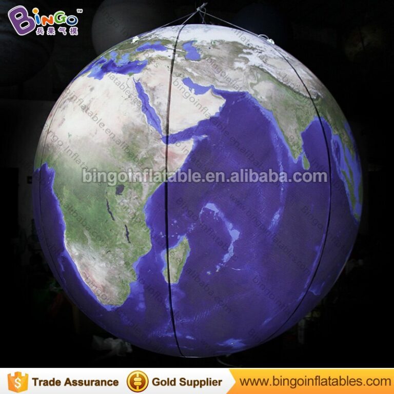Led Illuminated Giant Inflatable Earth Globe For Stage Event Decor ...