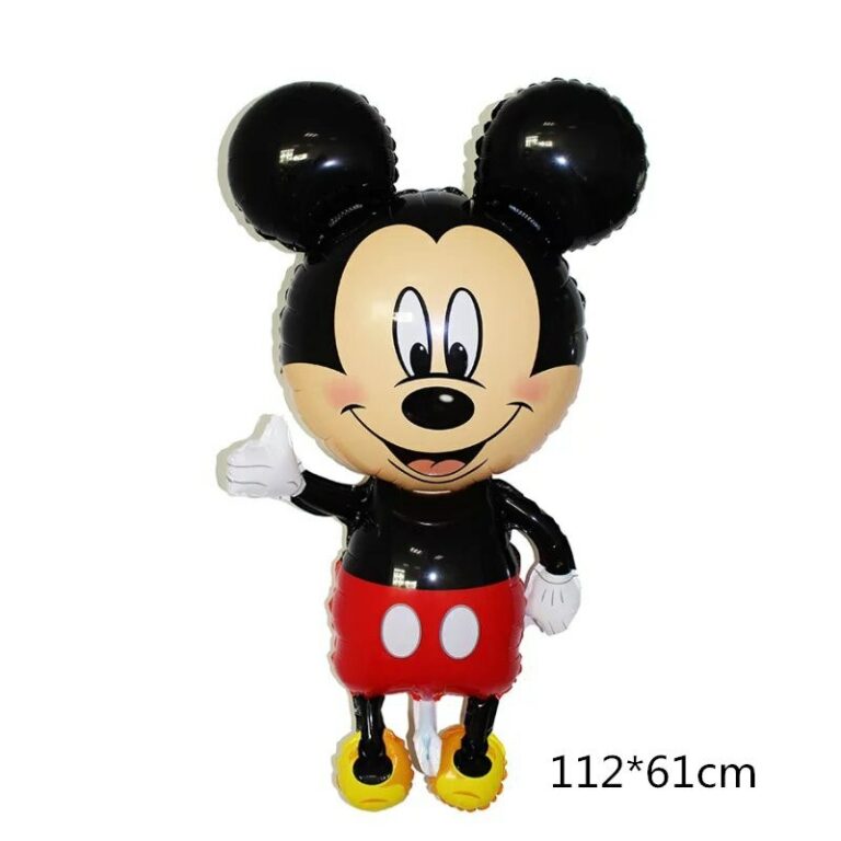 Mickey Minnie Mouse Christmas Inflatable Hot Air Balloon Decor 112cm ...