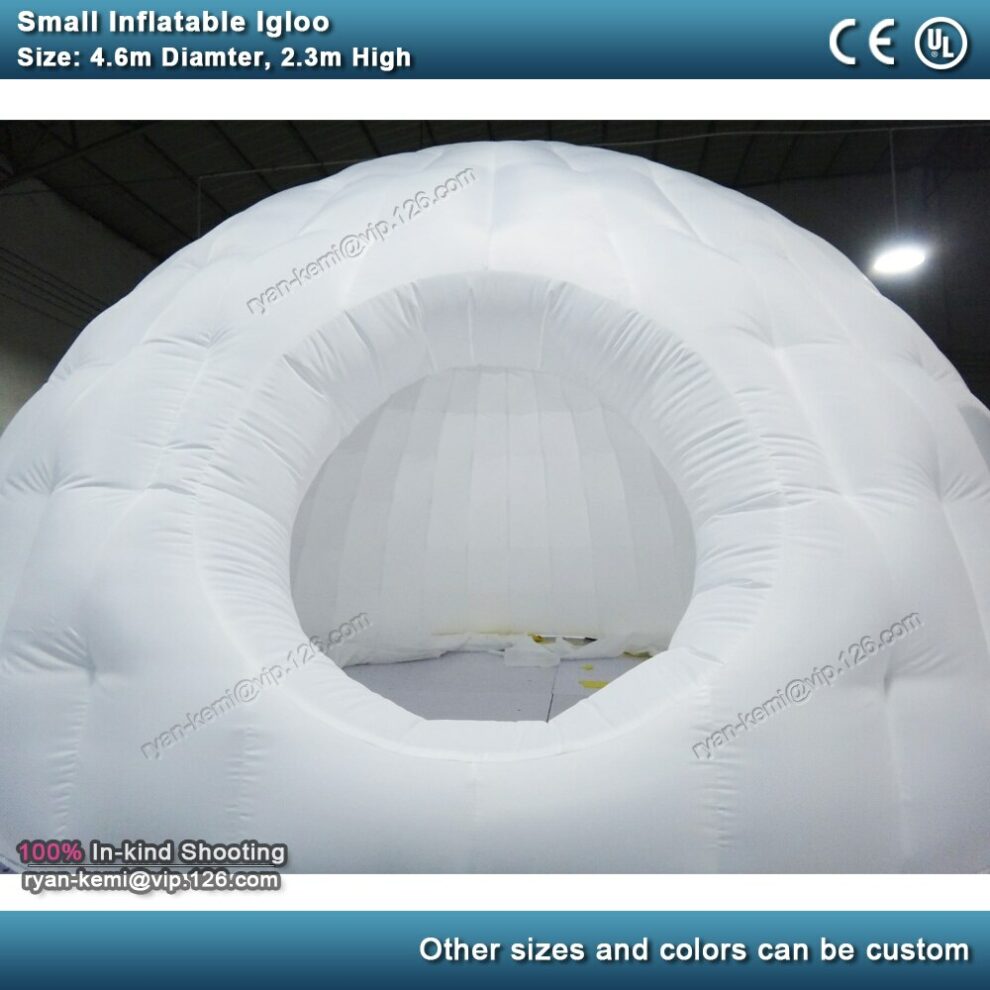 Outdoor Inflatable Igloo Tent 46m Diameter Kids Camping Party Dome ...