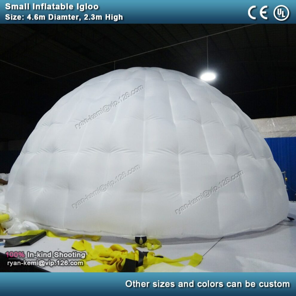 Outdoor Inflatable Igloo Tent 46m Diameter Kids Camping Party Dome ...