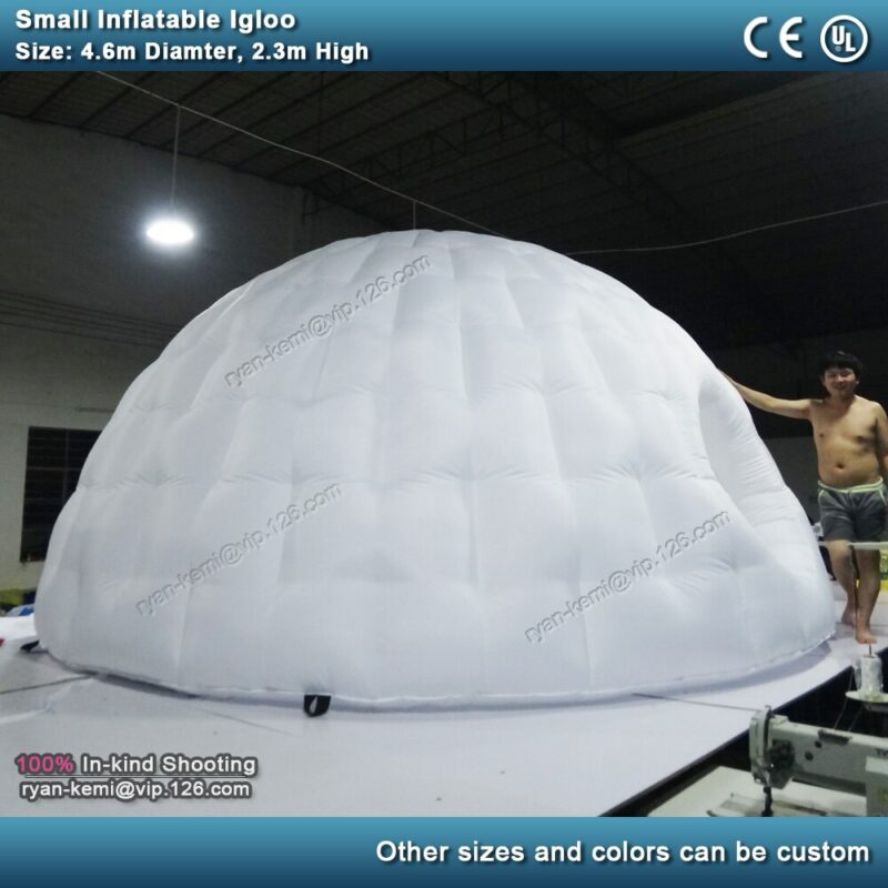 Outdoor Inflatable Igloo Tent 46m Diameter Kids Camping Party Dome ...