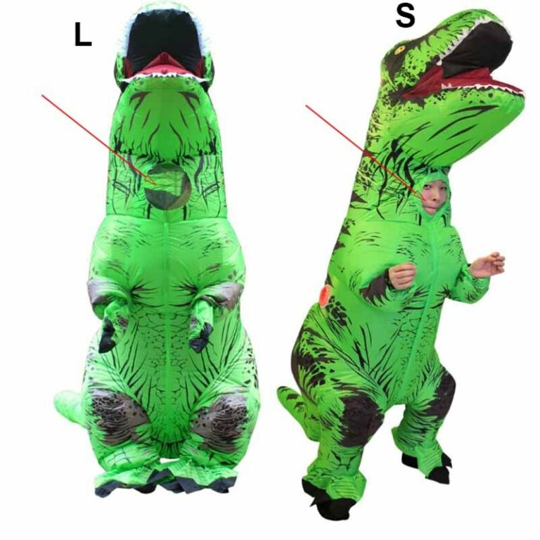 Halloween Dinosaur Trex Inflatable Costume For Kids Teens And Adults ...