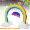 Kids Rainbow Inflatable Water Sprinkler Toy Safe Pvc Gardenbeach Fun ...