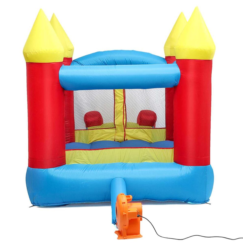 Kids Inflatable Trampoline Bouncy Castle Set For Indooroutdoor Play ...