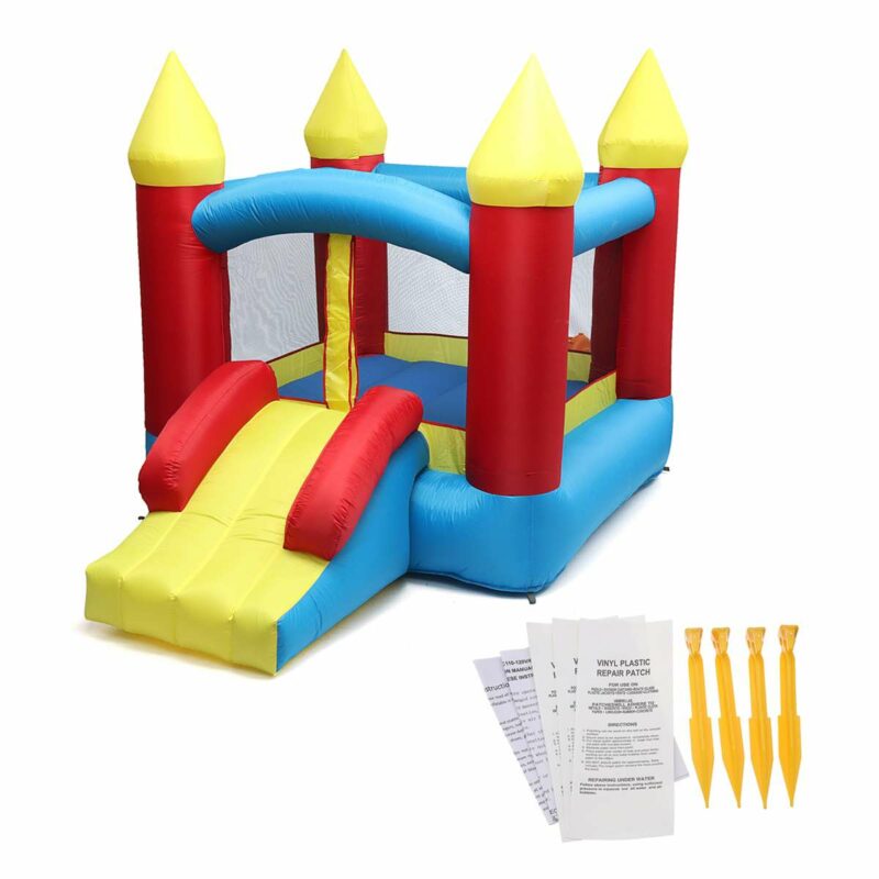 Kids Inflatable Trampoline Bouncy Castle Set For Indooroutdoor Play ...