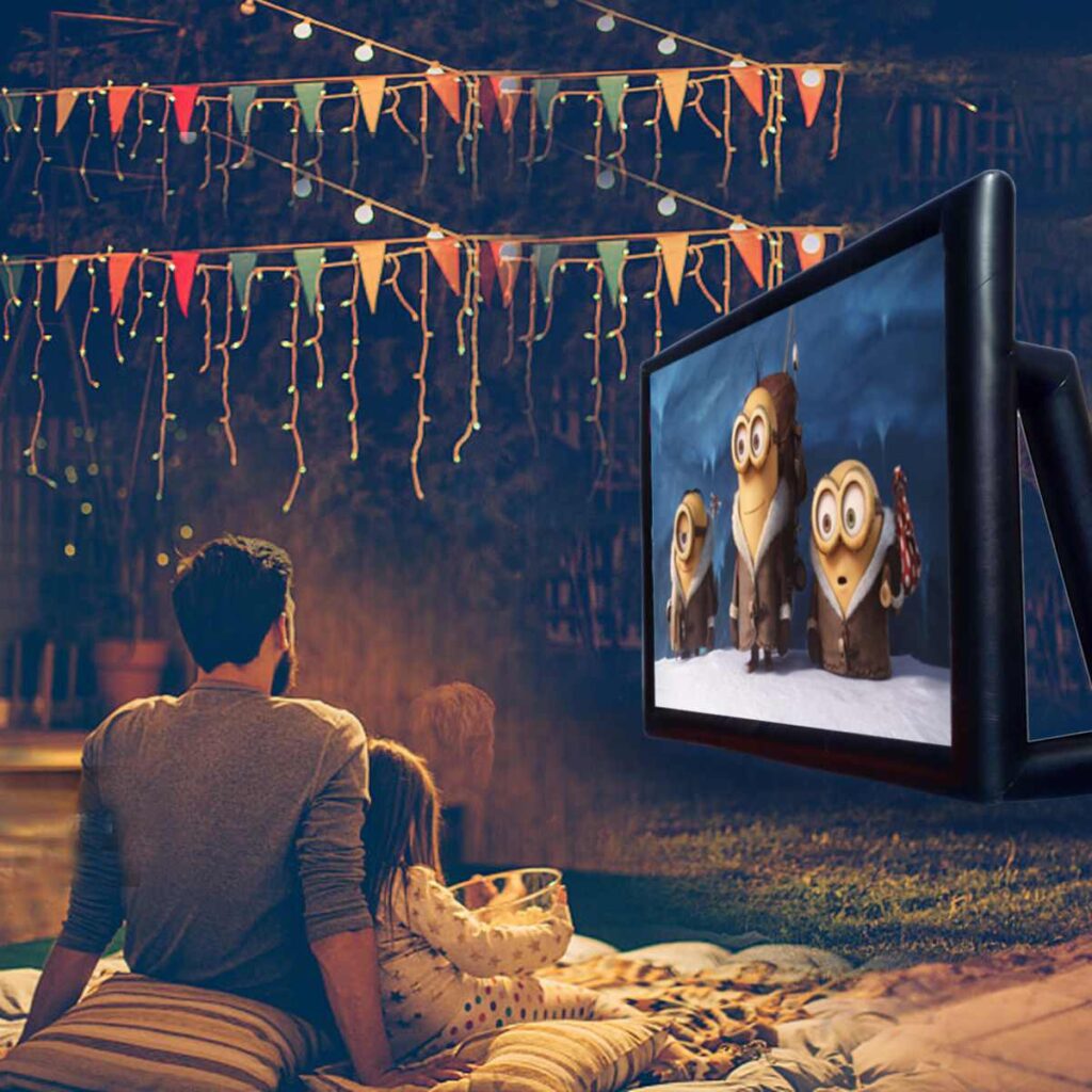 169 Deluxe Inflatable Movie Screen For Outdoor Rear Projection 44mx25m ...