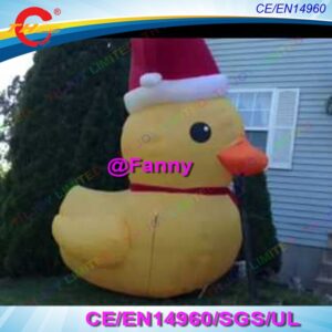 Giant Outdoor Inflatable Christmas Duck Santa Claus Decoration 3m 4m 6m ...