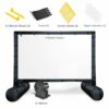 Portable Inflatable 145ft Outdoor Movie Projector Screen With Air ...