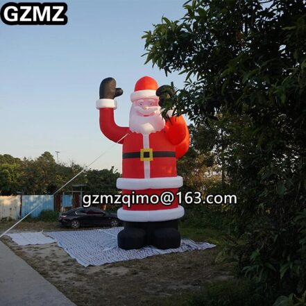Jumbo Inflatable Santa Claus With Gift Bag Christmas Party Decoration ...