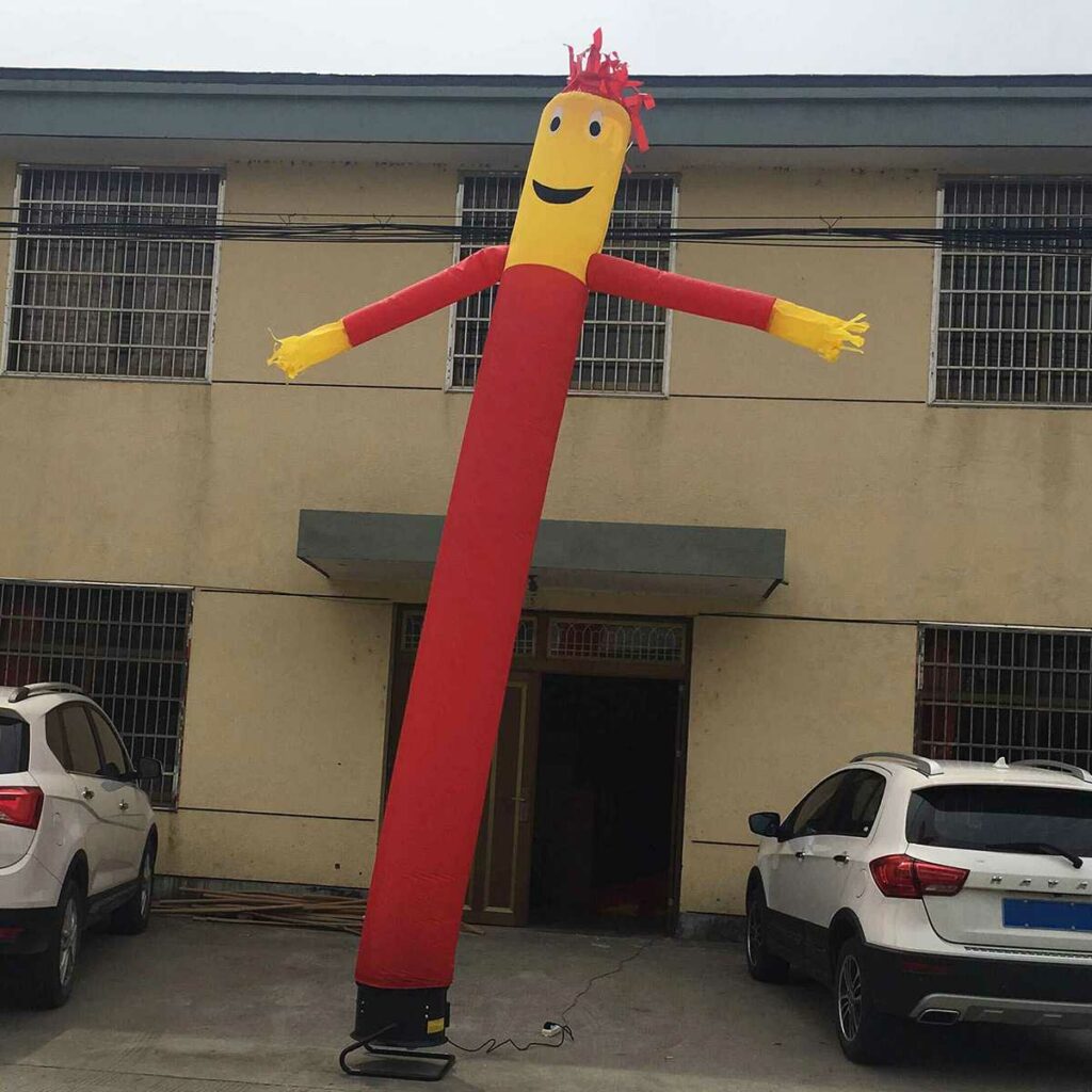 3m 6m Single Leg Inflatable Sky Dancers Wind Swing Advertising Puppets ...