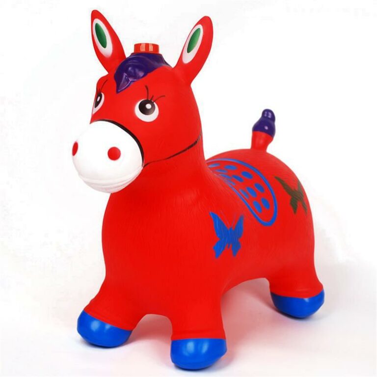 Large Inflatable Jumping Horse Toy For Infants Boys And Kids ...