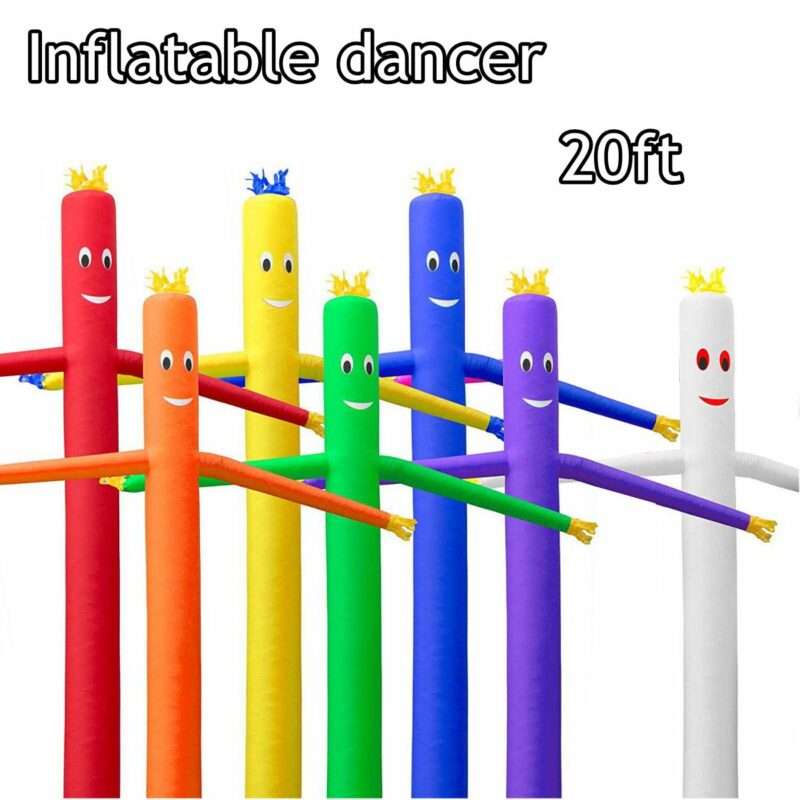 20ft Inflatable Sky Dancer Winddriven Advertising Tube Puppet Flag ...