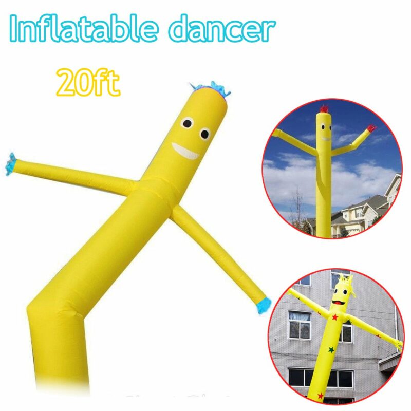 20ft Inflatable Sky Dancer Winddriven Advertising Tube Puppet Flag ...