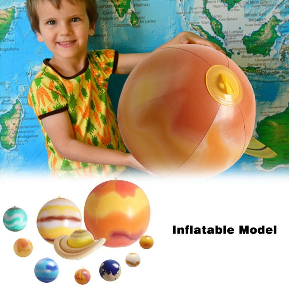 10piece Solar System Inflatable Ball Set For Kids Learning Outdoor Fun ...