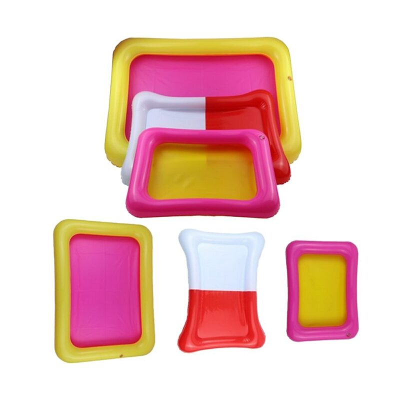 Indoor Inflatable Pvc Sandbox Sensory Play Pool Sand Castle Tray For ...