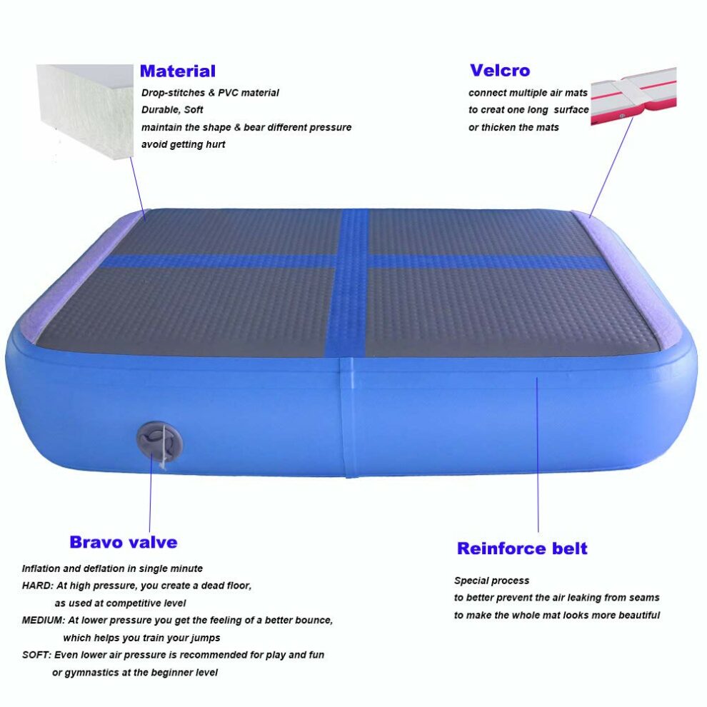 Inflatable Gymnastics Air Track Block Tumble Board For Training ...