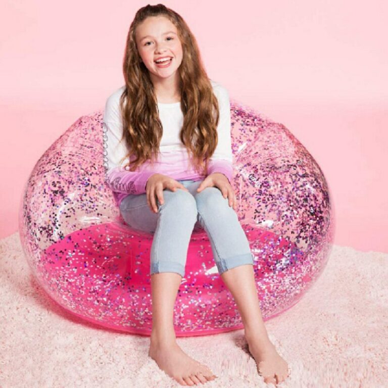 Giant 100cm Inflatable Glitter Sofa Lounger For Indooroutdoor ...