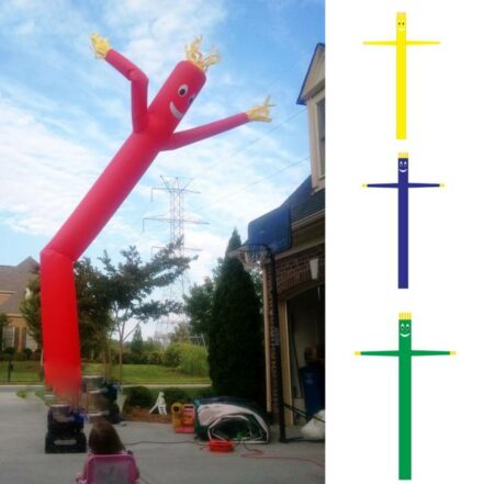 Inflatable 3m 6m Sky Dancers Advertising Air Puppet Wind Wavy Tube Man ...