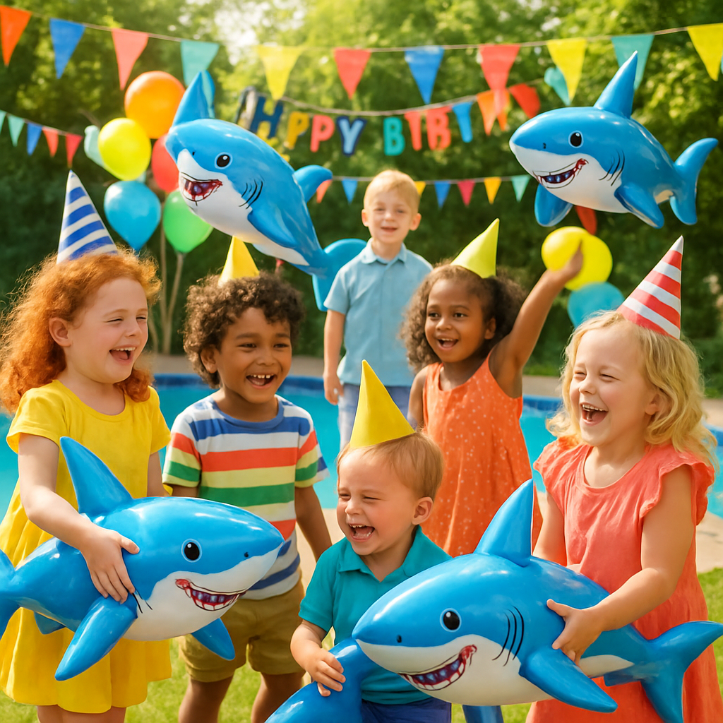 Inflatable Shark Balloon Toy: The Perfect Gift For Kids Birthdays And ...